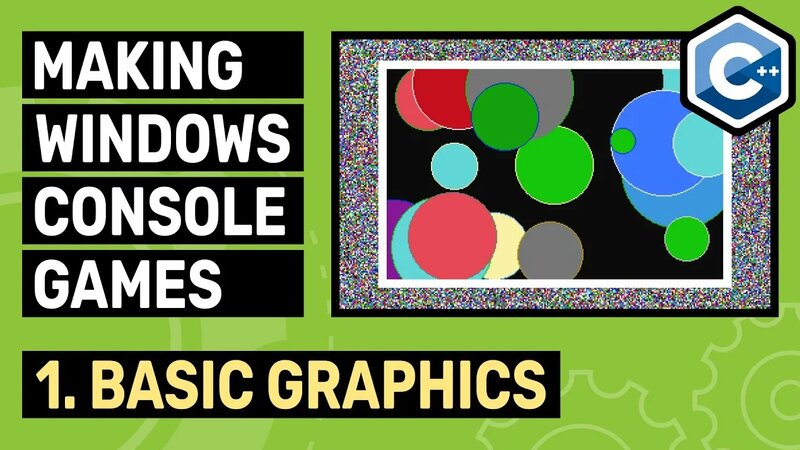 C++ Game Dev Tutorial #1: Basic Graphics at Command Prompt (Making a ...