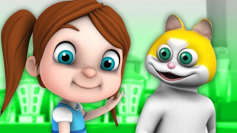 песня кота | детские стишки | Детские песни | Cat Song | Little ...