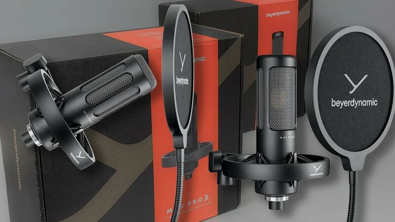 Beyerdynamic M 70 Pro X (mikrofon dynamiczny) i M 90 Pro X (mikrofon ...