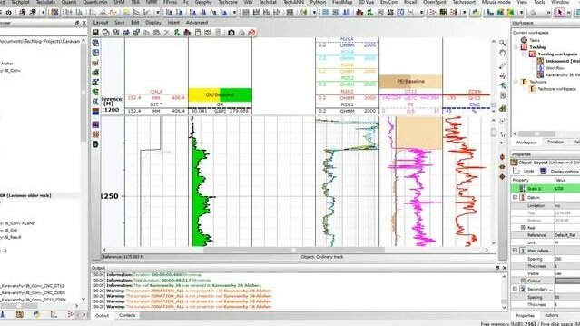 Interpetation well logging data using Techlog 3 | Интерпретация ГИС ...