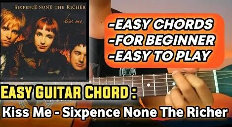 "Kiss Me" by Sixpence None the Richer – Easy Guitar Chords & for ...