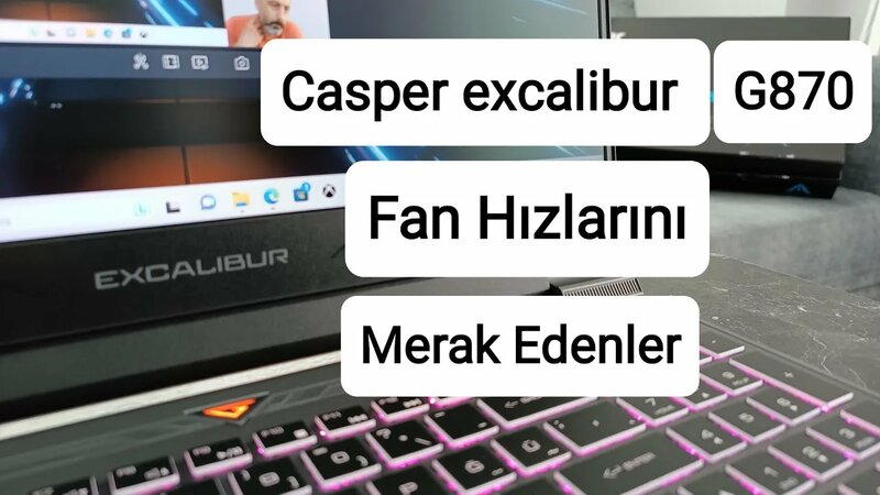 casper excalibur g870 normal fan hızı ve turbo fan hızı kontrolü ...