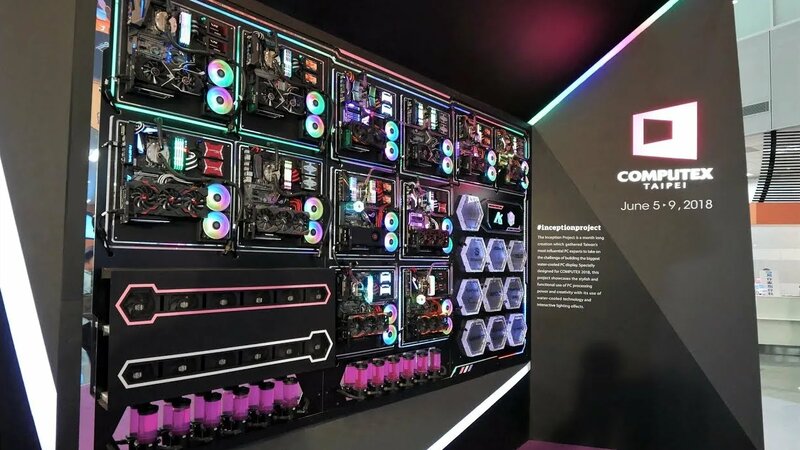 The Ultimate PC Wall - Cooler Master Inception, builds and new products ...