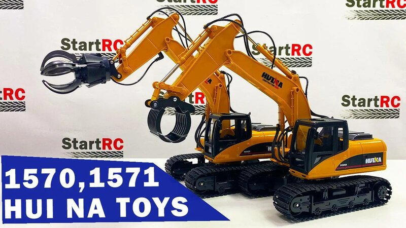 Обзор и сравнение экскаваторов HUI NA TOYS Hn1571 и Hn1570 - Смотреть ...