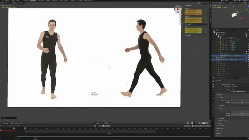 Animatsiya asoslari. 8. Yurish. Animation Basics. #blender - Смотреть ...