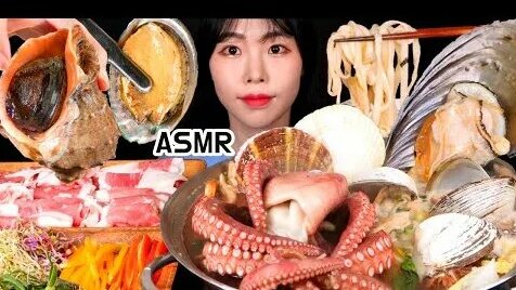 Mukbang морепродукты stew spring roll корейская лапша - Смотреть онлайн ...