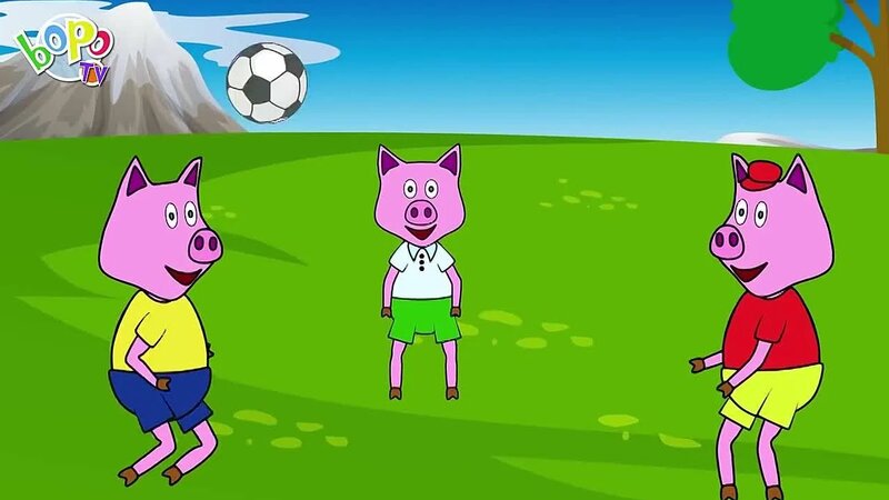 Երեք խոզուկները Հեքիաթ BoPo kids TV Ти поросенка мультфильм на ...