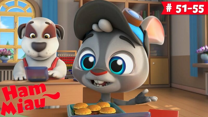 Ham Miau 🐶 ep. 51-55 🐱 Desene animate pentru copii - HeyKids