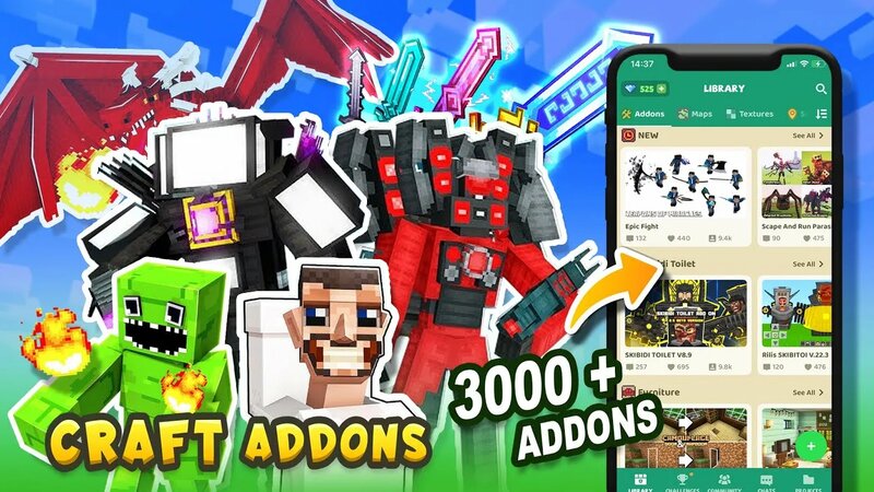Craft Addons App is a leading creator tool for mods, maps, and skins ...