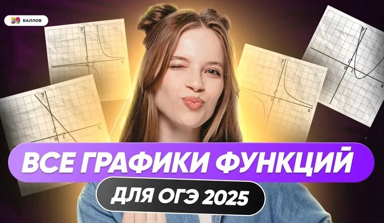 ВСЕ Графики Функций ДЛЯ ОГЭ ПО Математике 2025 — Разбор 11 Задания ОГЭ 2025 — Видео от 99 баллов ...