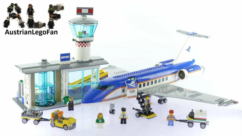 Lego City 60104 Airport Passenger Terminal - Lego Speed Build Review ...