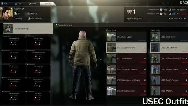How To Change Outfits / Clothing (All Characters USEC & BEAR Outfits ...