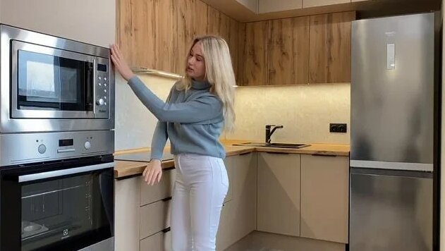 Реализованный проект кухни AGT 732 Vison от DIVA мебель на заказ ...