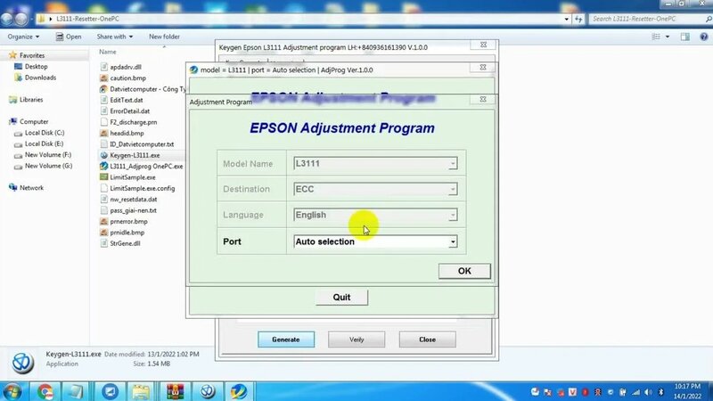 Reset Printer Epson L3111 Resetter Adjustment Program Download, L3111 ...