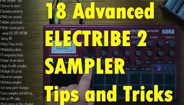18 advanced Electribe 2 Sampler tips, tricks and ideas - Смотреть ...