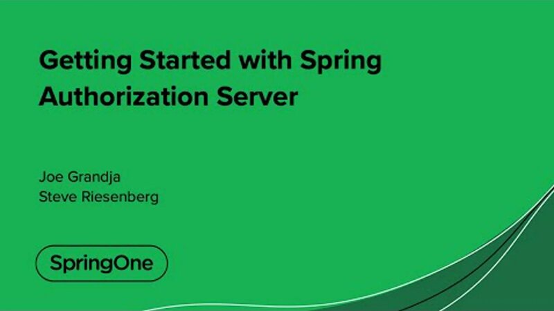 Getting Started with Spring Authorization Server — Видео от Java ...