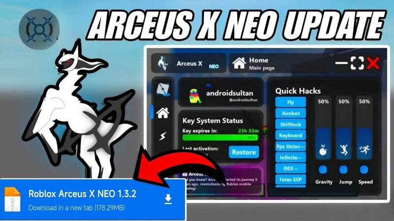 Roblox Arceus X New Update 1.3.2 Arceus X Neo Better Delta Executor ...