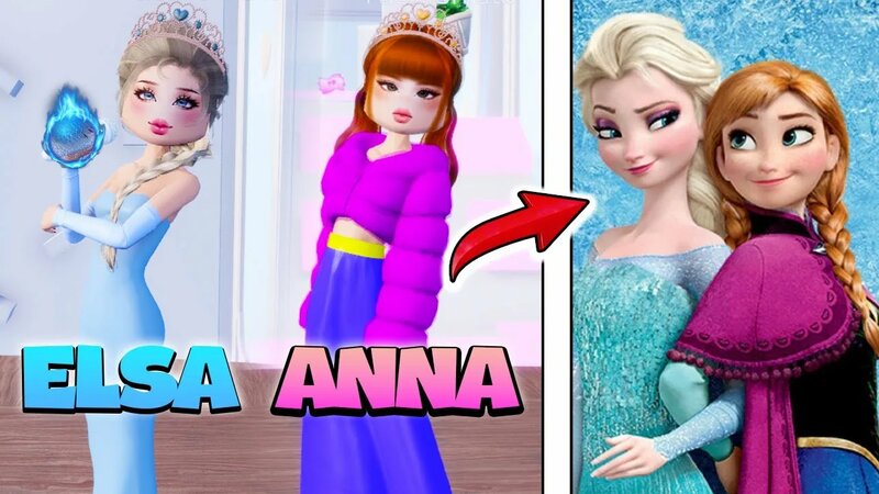 Karlar ülkesi elsa ve anna olduk roblox dress to ımpress | kübra nisa ...