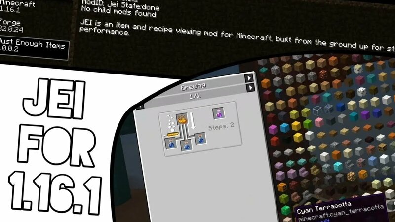 How to install Just Enough items (JEI) mods in 1.16.1 | Forge mods ...