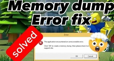 How To Fix Roblox Memory Dump Error On Windows PC(Easy & Quick ...