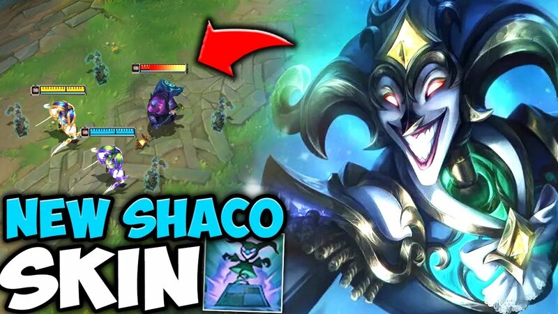 Making the enemies look stupid with new shaco skin! (winterblessed ...