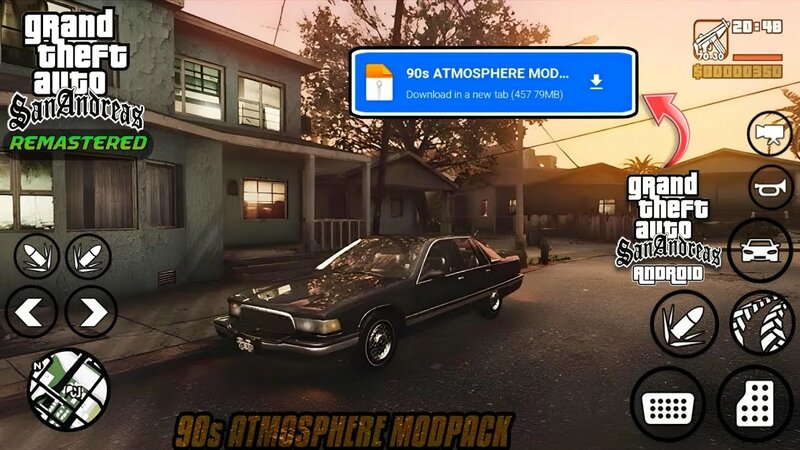GTA SA Remastered Graphics Modpack for GTA SA Android 13 & 14 | All ...