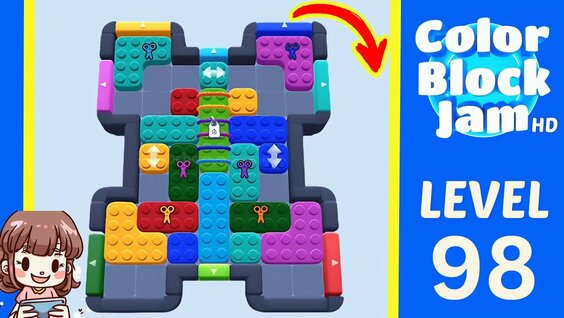 Color Block Jam Level 98 Solution Walkthrough - Yandex Video aramada ...