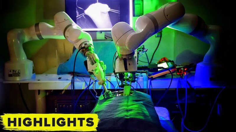 Watch Johns Hopkins Smart Tissue Autonomous Robot perform surgery ...