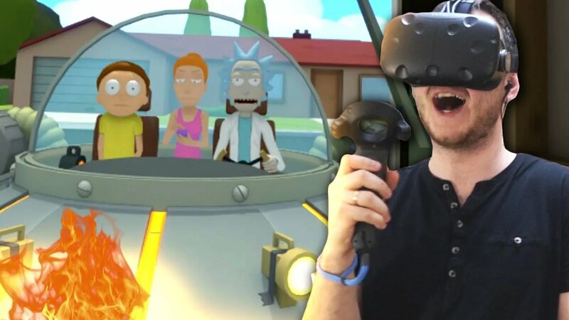 ИЗ Сортира В Космос! | Rick And Morty VR (HTC Vive VR) - Часть 2 ...