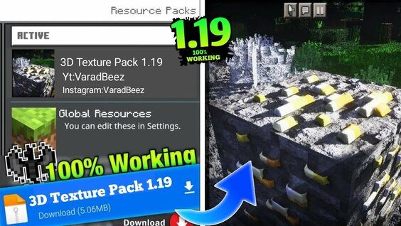 minecraft 1 19 3 +realistic textures: 1 bin video Yandex'te bulundu