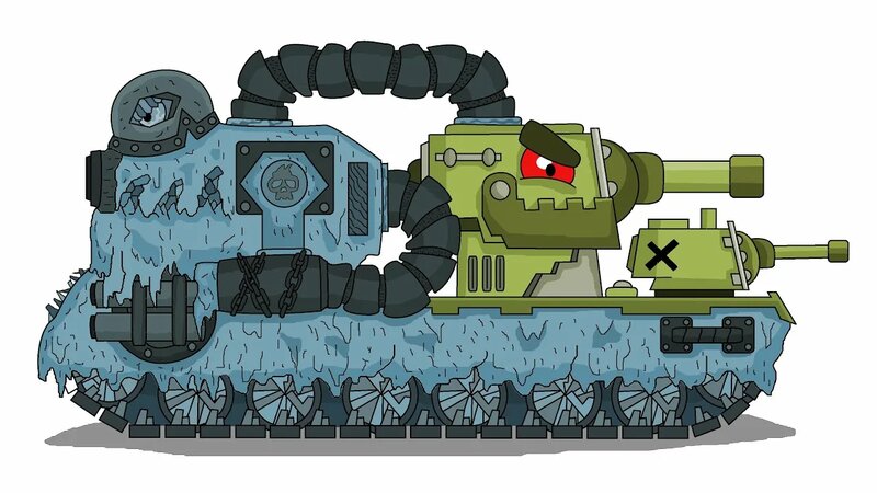 Как Нарисовать Танк Мини Гибрид КВ-6 + Холодок
