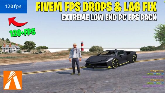 FiveM [ GTA V ] Ultra Low-End PC FPS Pack For (4GB & 8GB RAM 120+FPS) | FPS Drops & LAG ...