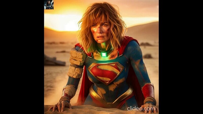Supergirl in the Hell in Desert | Supergirl Defeated | Superheroine ...