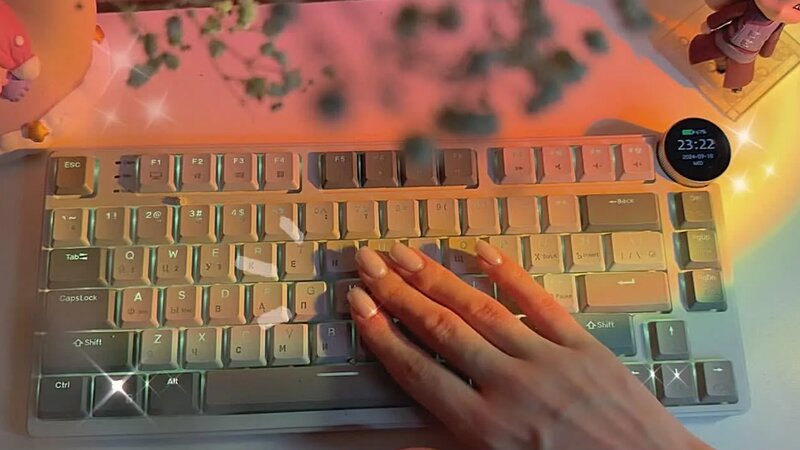 ASMR распаковка клавиатуры Royal Kludge RK N80 — Video by Mar1oASMR ...