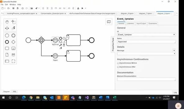 Event-Based Gateway and Message Intermediate Catch Event BPMN Camunda ...