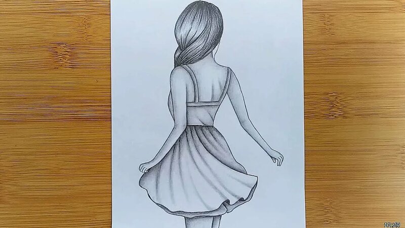 How to draw easy Girl Drawing for beginners - Step by step