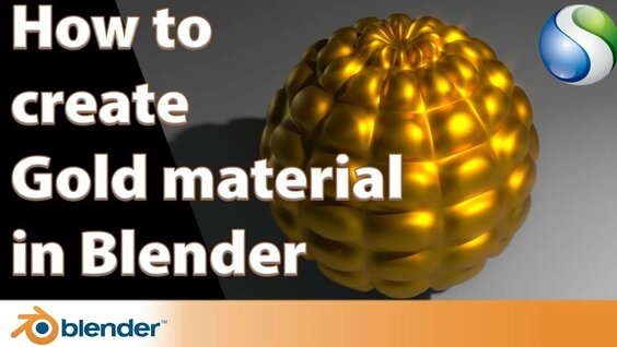 How to create Gold material in Blender 2.79 Cycles Render - Blender ...