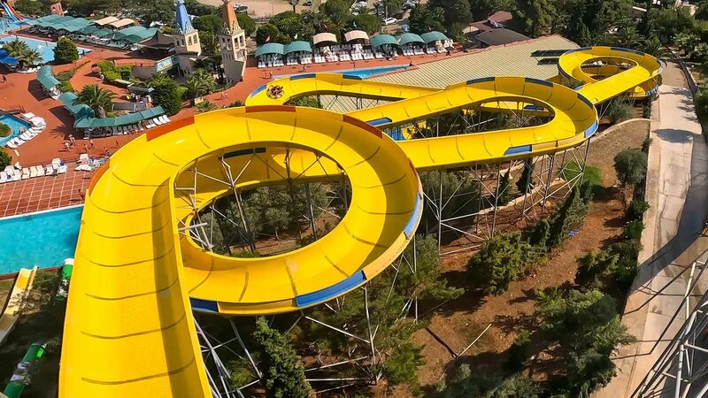 World's Longest Family Slide at Adaland Aquapark Türkiye (406 Meters ...