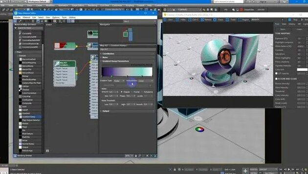 Gradient Ramp - Уроки по настройке Материалов 3Ds Max и Corona Renderer - Смотреть онлайн в ...