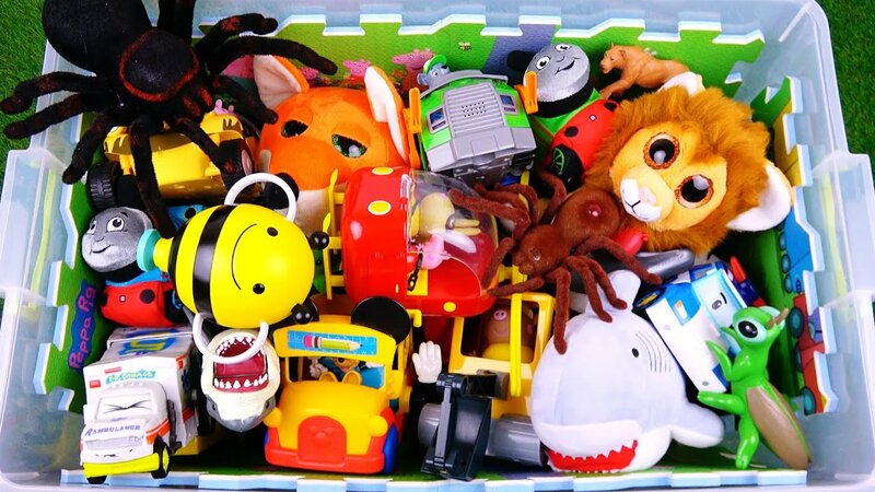 Fun Zoo Animal, Wild Animal with Characters & Vehicles Color Names ...