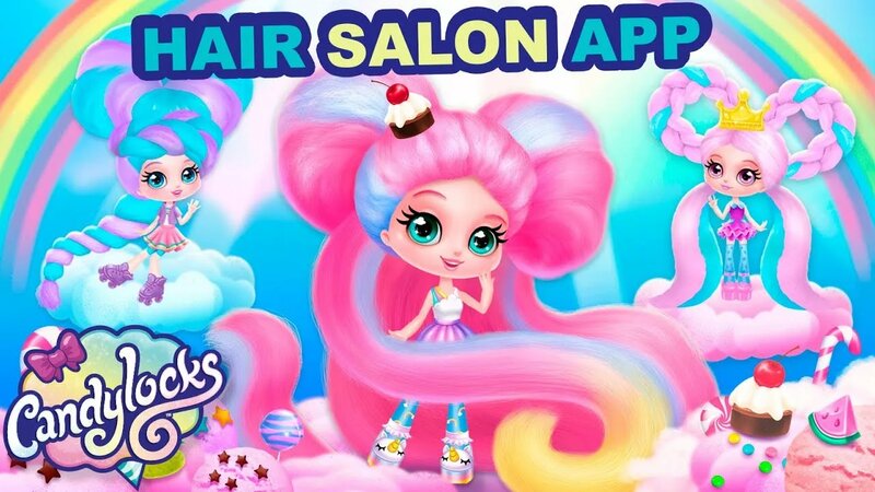Candylocks Hair Salon App | Style Cotton Candy Hair! - Смотреть онлайн ...