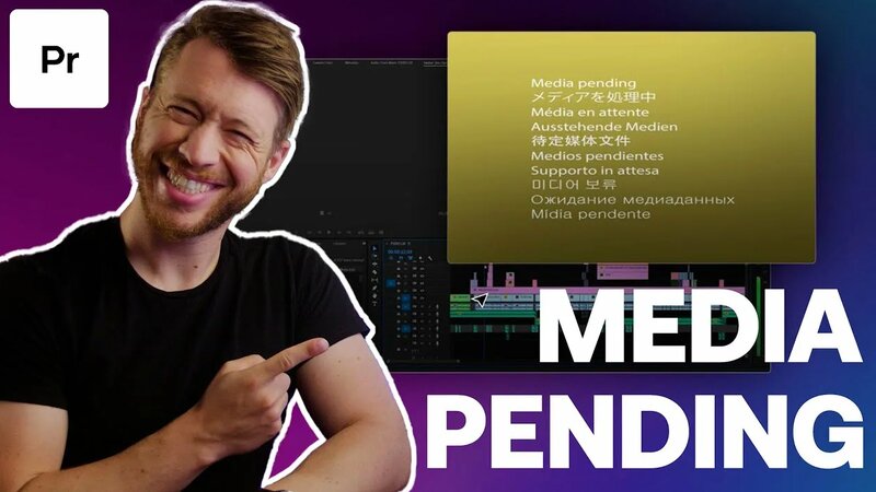 How To Fix Media Pending in Adobe Premiere Pro CC - Смотреть онлайн в ...
