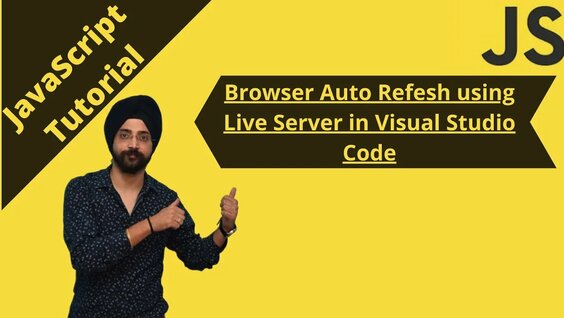 26 How To Setup LiveServer In Visual Studio Code Auto Refresh JavaScript Tutorial Daft HD