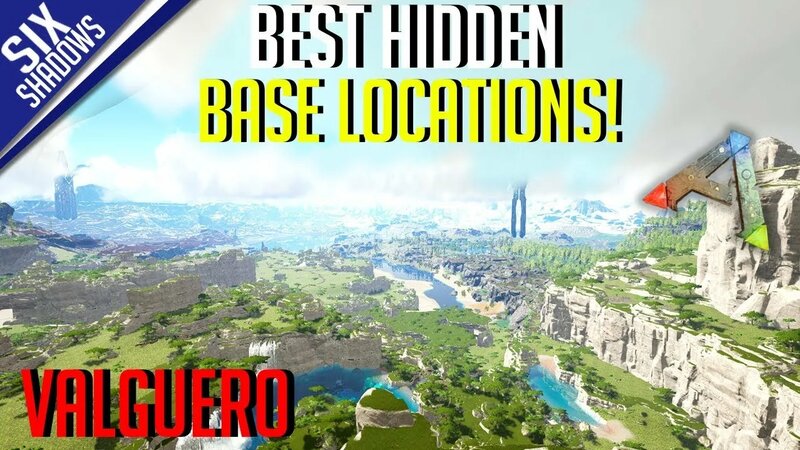 Valguero BEST Hidden BASE Locations! - NEW Valguero MAP | Ark: Survival ...