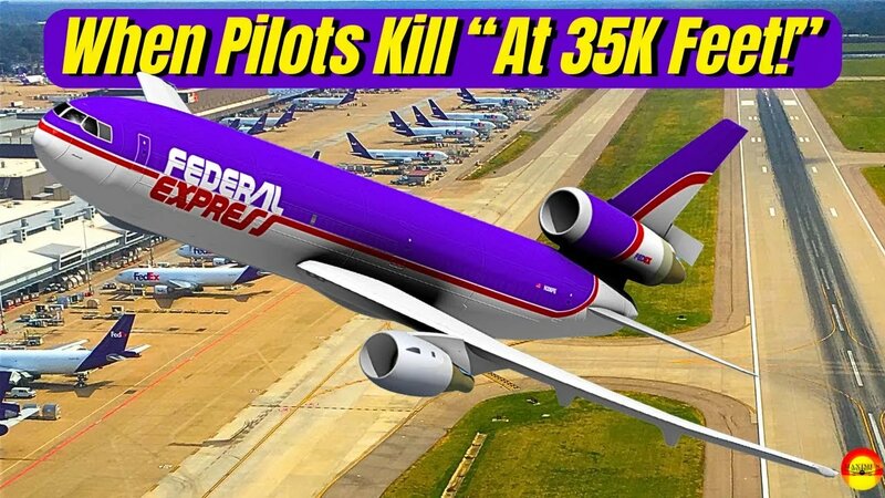 Pilot Goes Berzerk And Crew Has To Fight AND FLY To Survive! FedEx ...