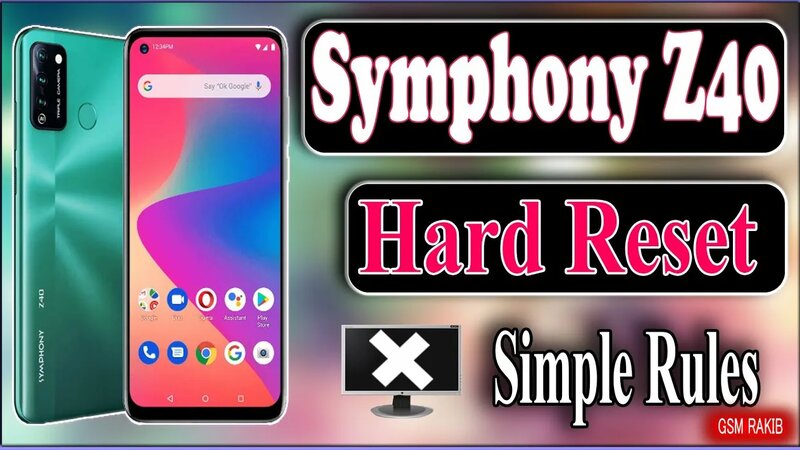 Symphony Z40 Factory Reset_Symphony Z Series Hard reset_ Forget Pin ...