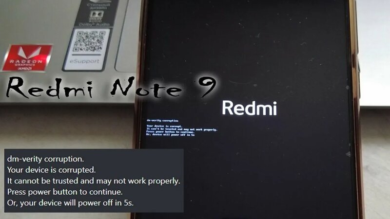 Redmi Note 9 dm-verity corruption. - Yandex Video aramada çevrimiçi izle