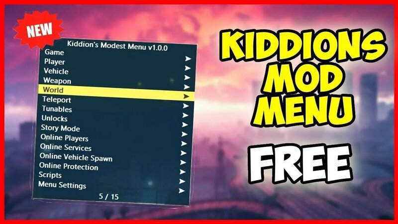 How to Easily Install Kiddions Mod Menu for GTA 5 Online | Tutorial ...