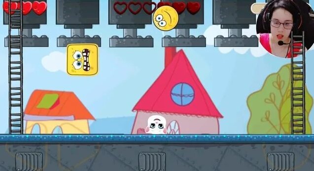 RED BALL 4 Spongebob BALL & Talking Angela BALL 'Fusion Battle' with ...