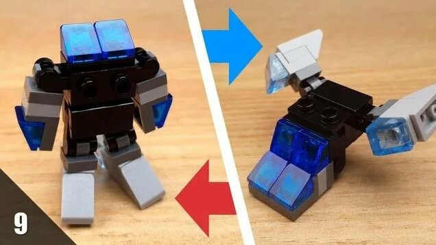 [LEGO Mini Robot Film] LEGO Transformers and Combiners Mecha stop ...